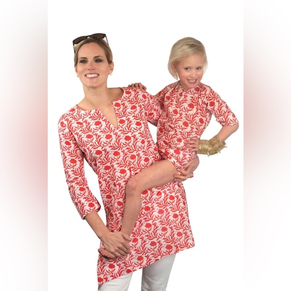 Gretchen Scott Designs | Tops | Gretchen Scott Lotus Love Tunic Orange ...